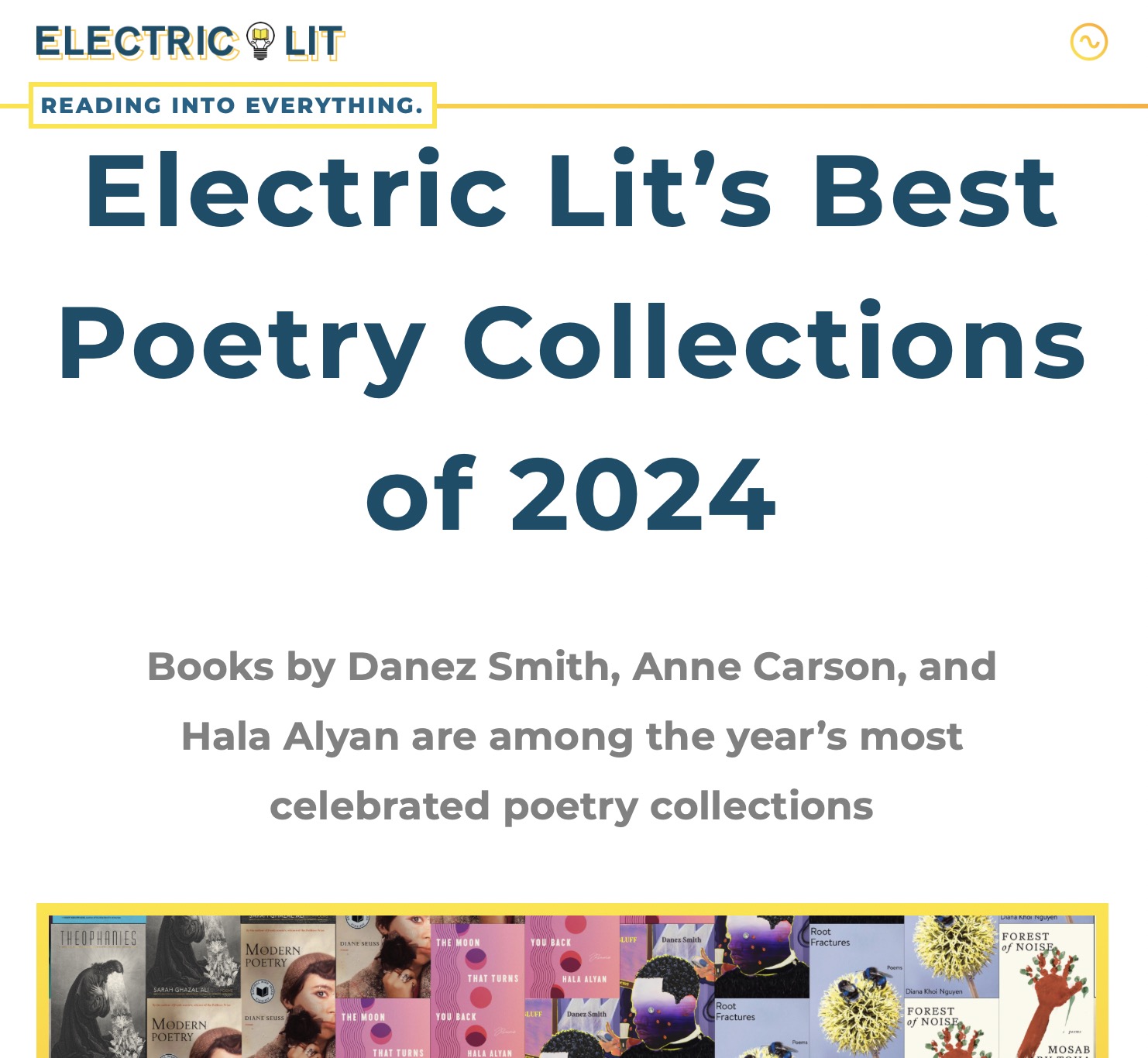 Electric Lit’s Best Poetry Collections of '24 - Geoffrey Brock